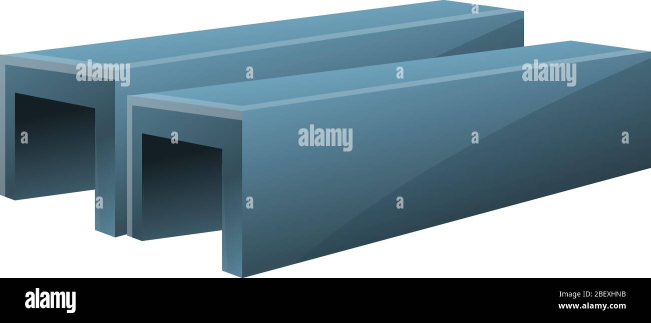 Steel structure icon. Cartoon of steel structure vector icon for web ...