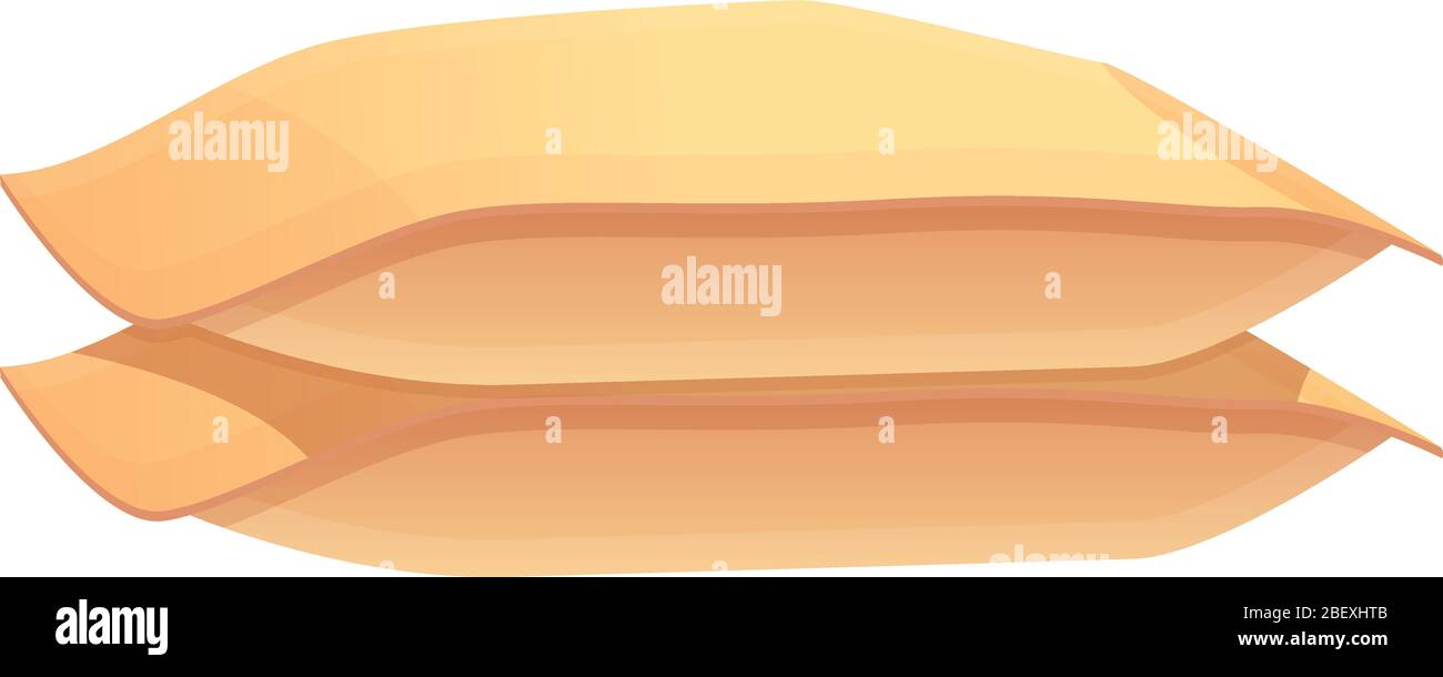 Sand sacks icon. Cartoon of sand sacks vector icon for web design ...