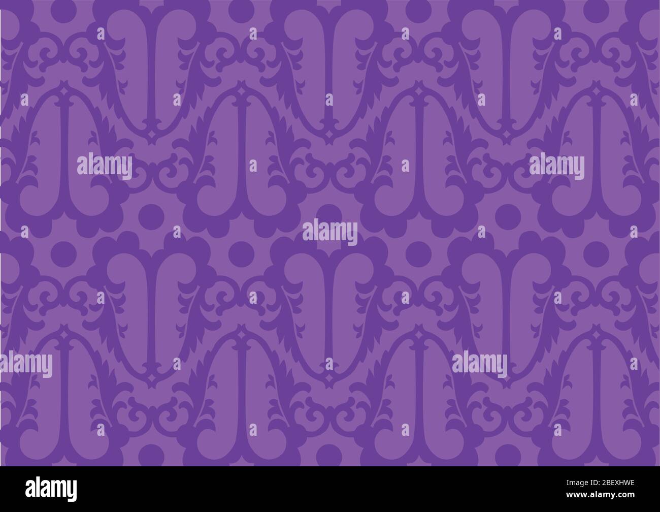 Vector Illustration of Purple VIntage Background pattern wallpaper ...