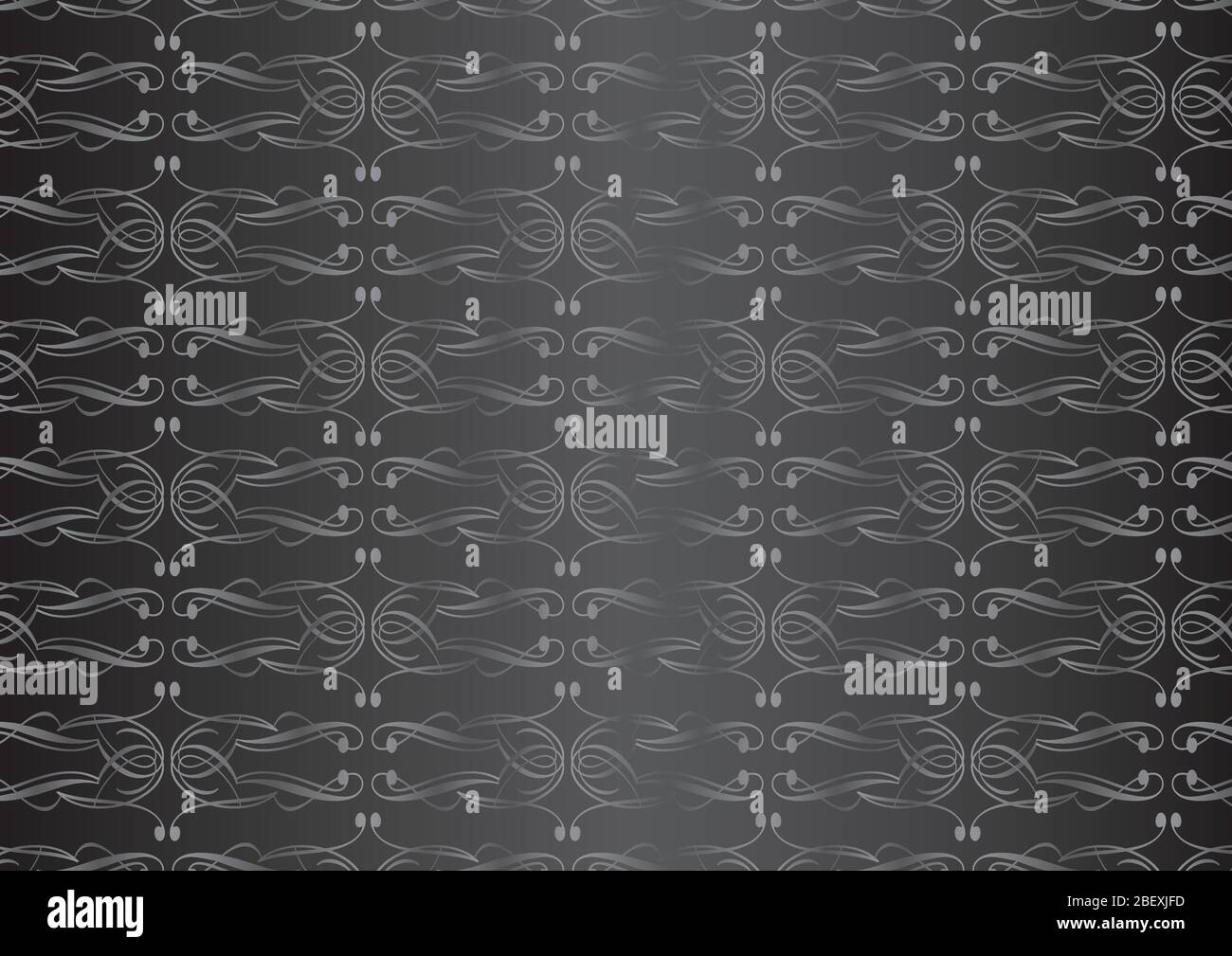 Vector Black Retro decorative pattern wallpaper Stock Vector Image ...