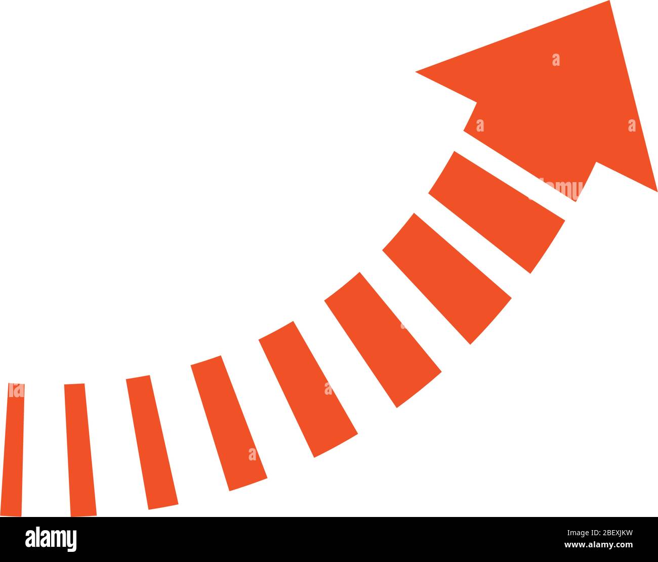 Dashed arrow Stock Vector Images - Alamy