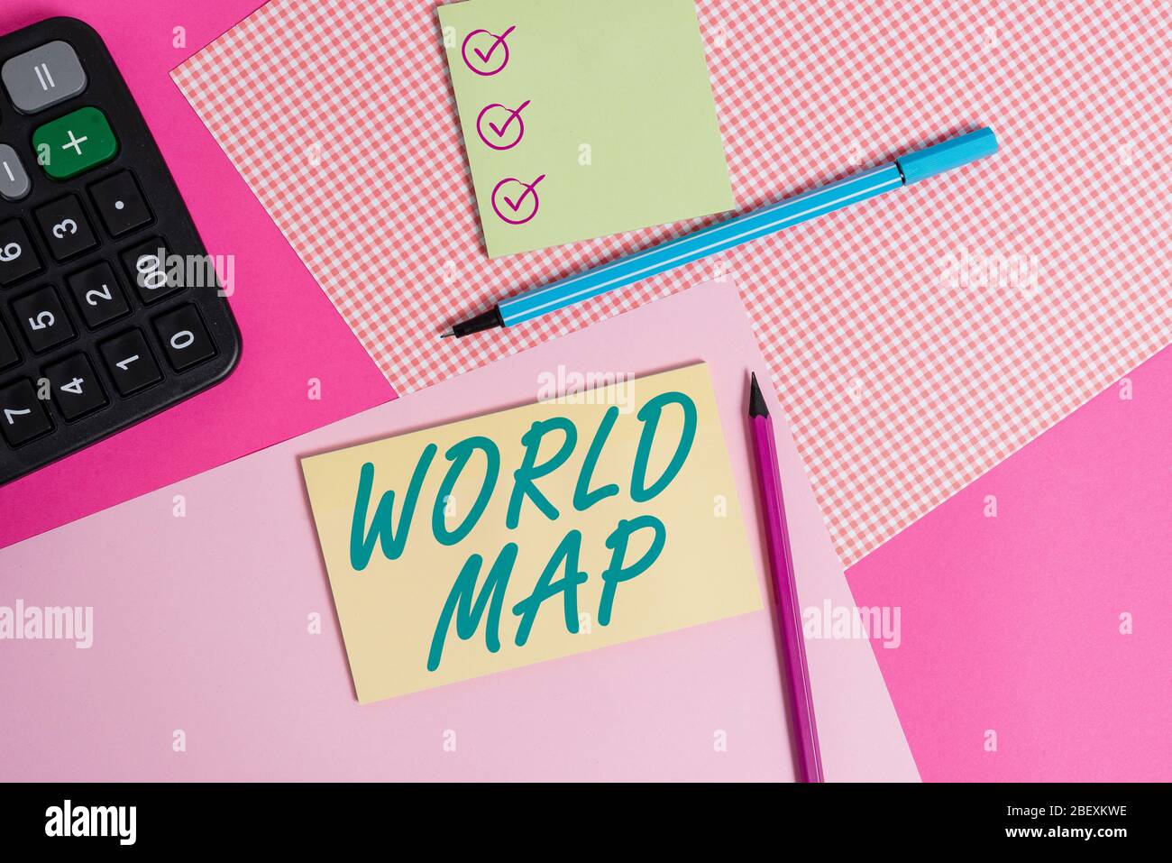 Word writing text World Map. Business photo showcasing a diagrammatic ...