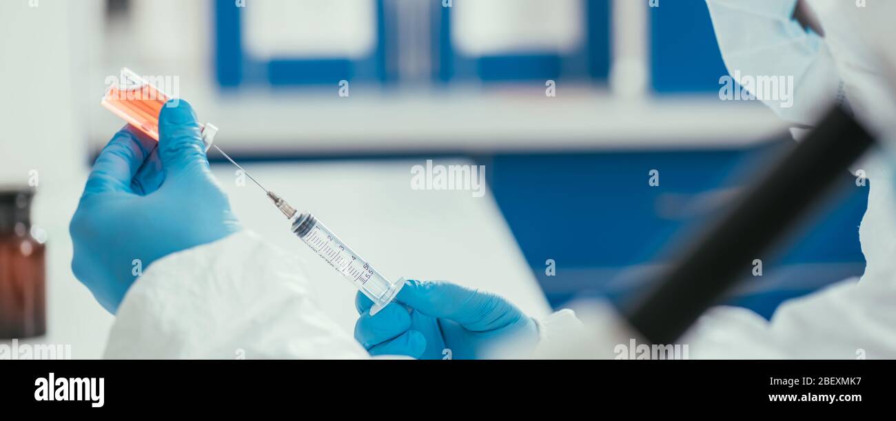 Cropped view person taking syringe hi-res stock photography and images ...
