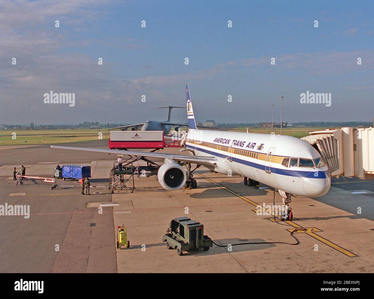 The American Trans Air Boeing 757, known as the "Freedom Bird" is ...