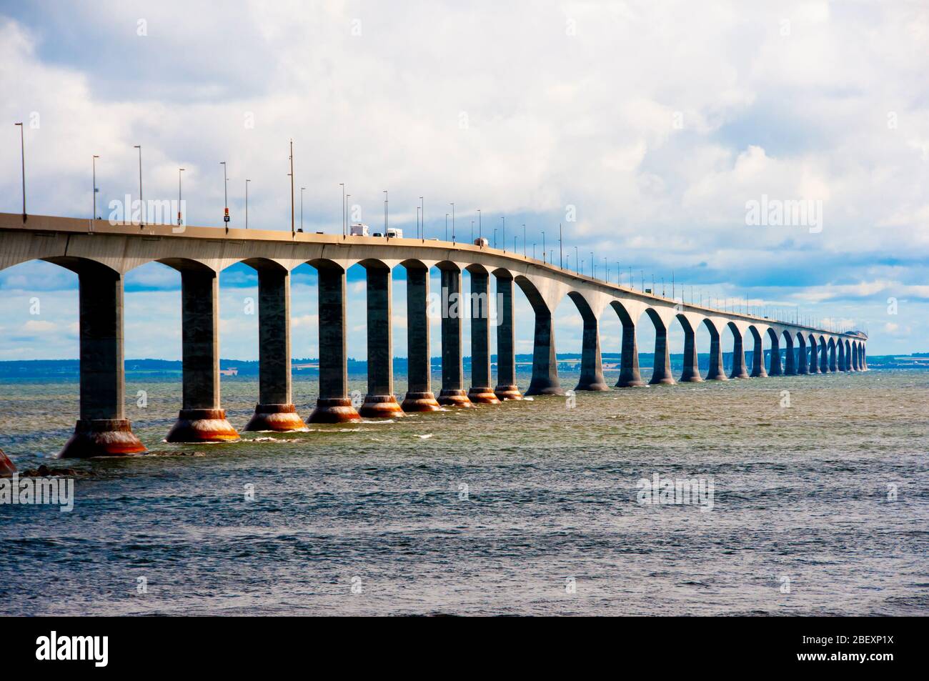 The Confederation Bridge - Canada Stock Photo - Alamy