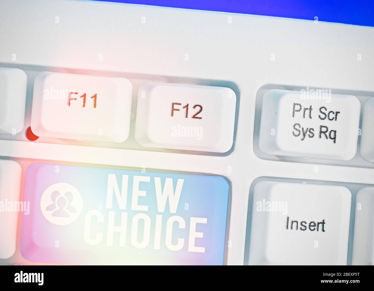 Word writing text New Choice. Business photo showcasing having lot of ...