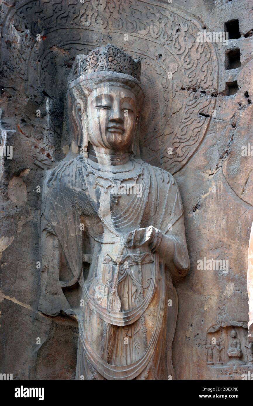 Longmen grottoes in henan hi-res stock photography and images - Alamy