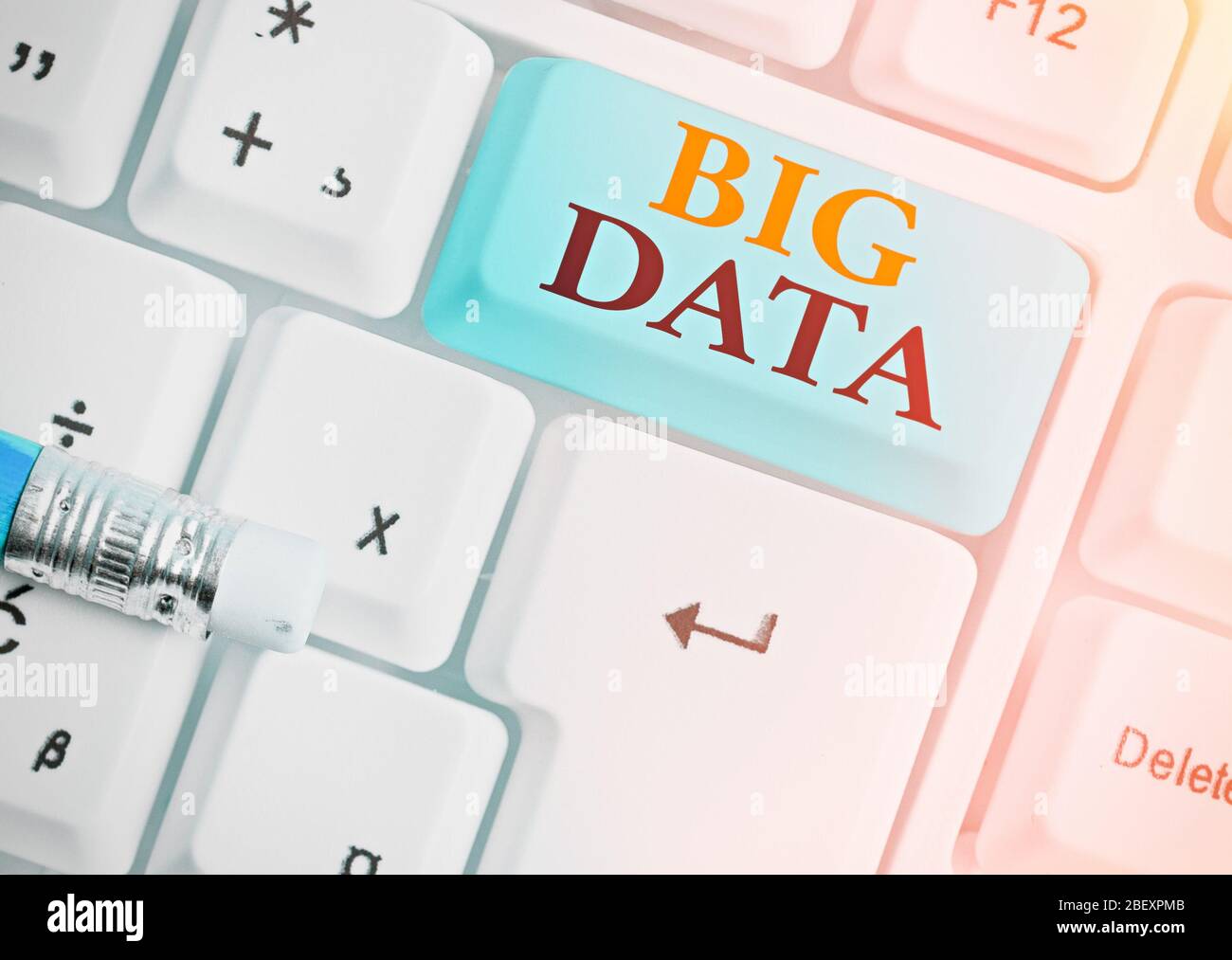 Conceptual hand writing showing Big Data. Concept meaning sets that so ...