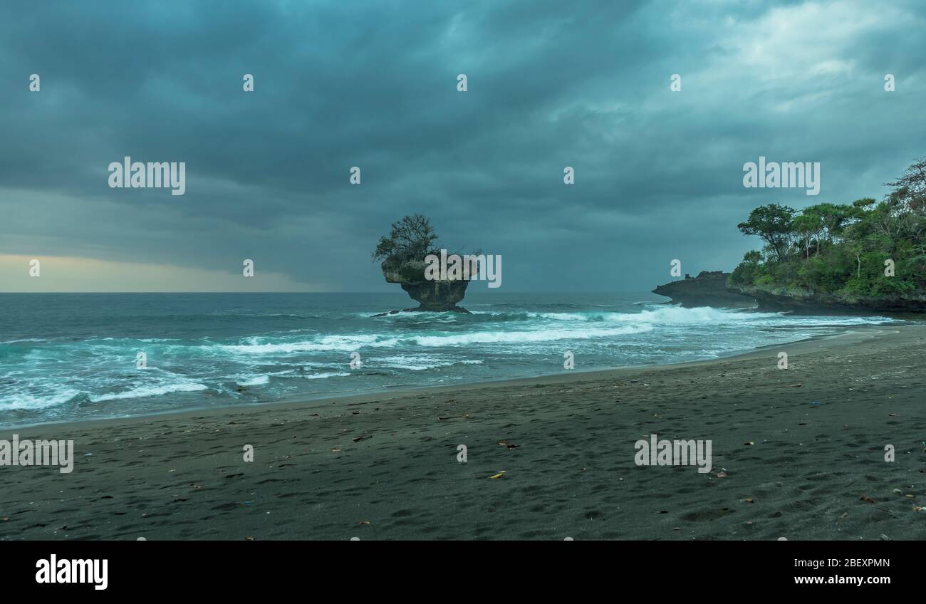 Taken while exploring wild west Java coast in Indonesia. Natural nature ...