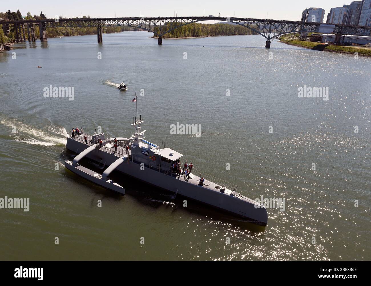 PORTLAND, Ore. (Apr. 7, 2016) Sea Hunter, an entirely new class of ...