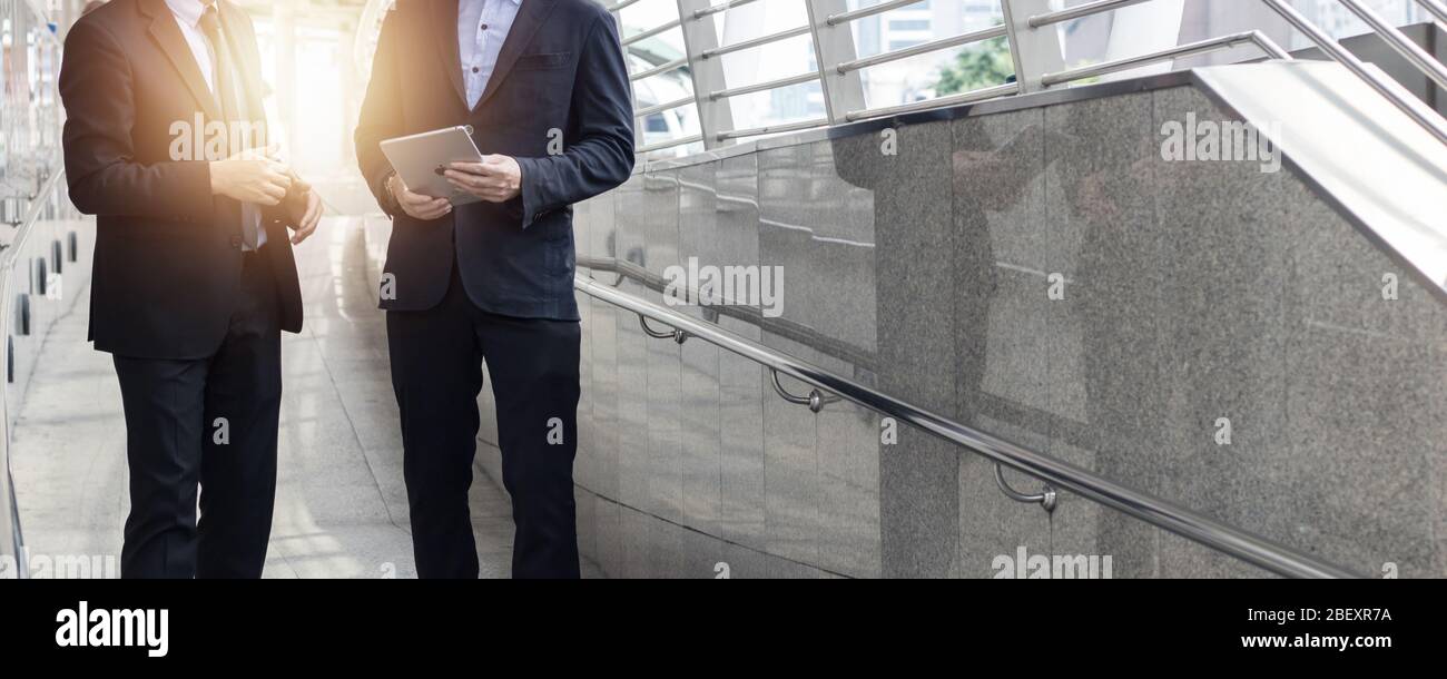 consult and team planing, financial collaboration concept, group of ...