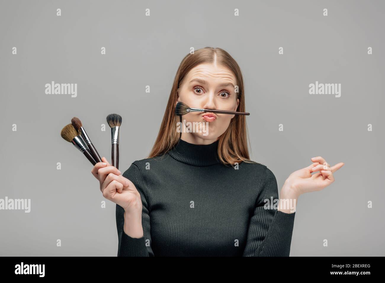 Funny makeup hi-res stock photography and images - Alamy