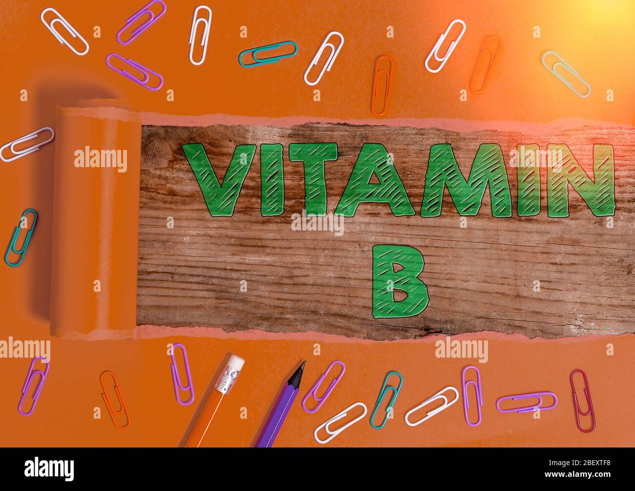 Text sign showing Vitamin B. Business photo text Nutrient that helps ...