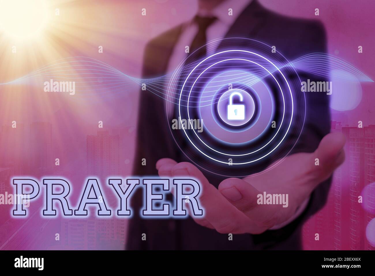 Handwriting text Prayer. Conceptual photo solemn request for help or ...