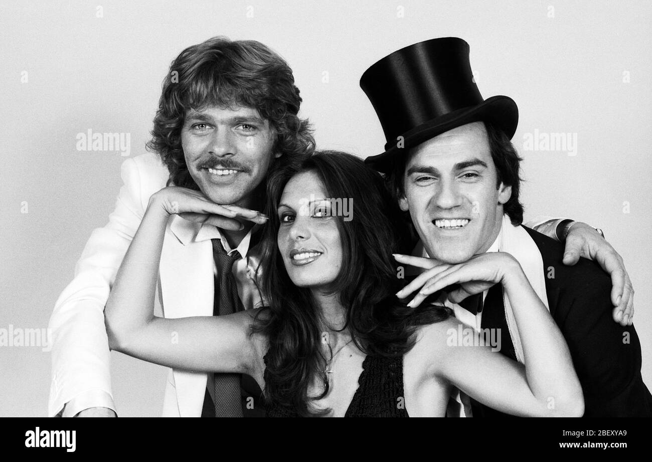 Linda Morales und Stefan Hallberg (left), bei der Promotion für ihre ...