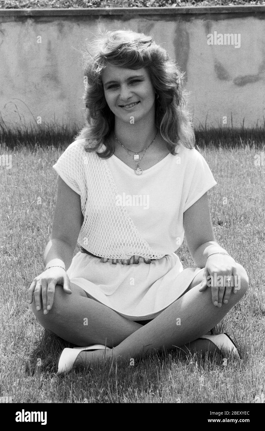 Nicole, deutsche Schlagersängerin, Deutschland um 1984. German schlager ...