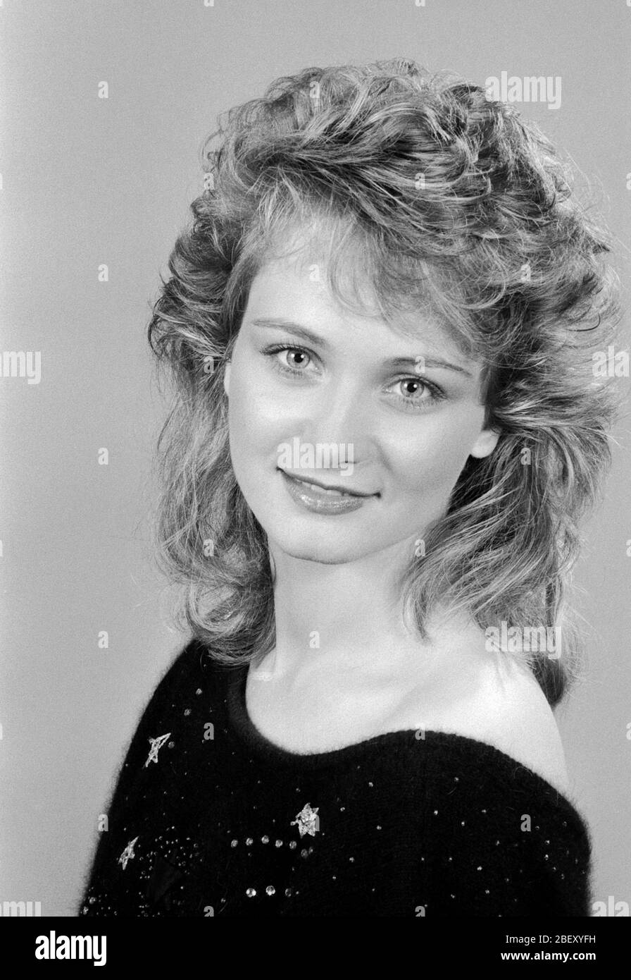 Nicole, deutsche Schlagersängerin, Deutschland um 1984. German schlager ...