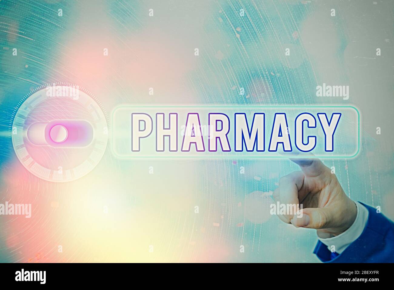 Conceptual hand writing showing Pharmacy. Concept meaning shop or ...