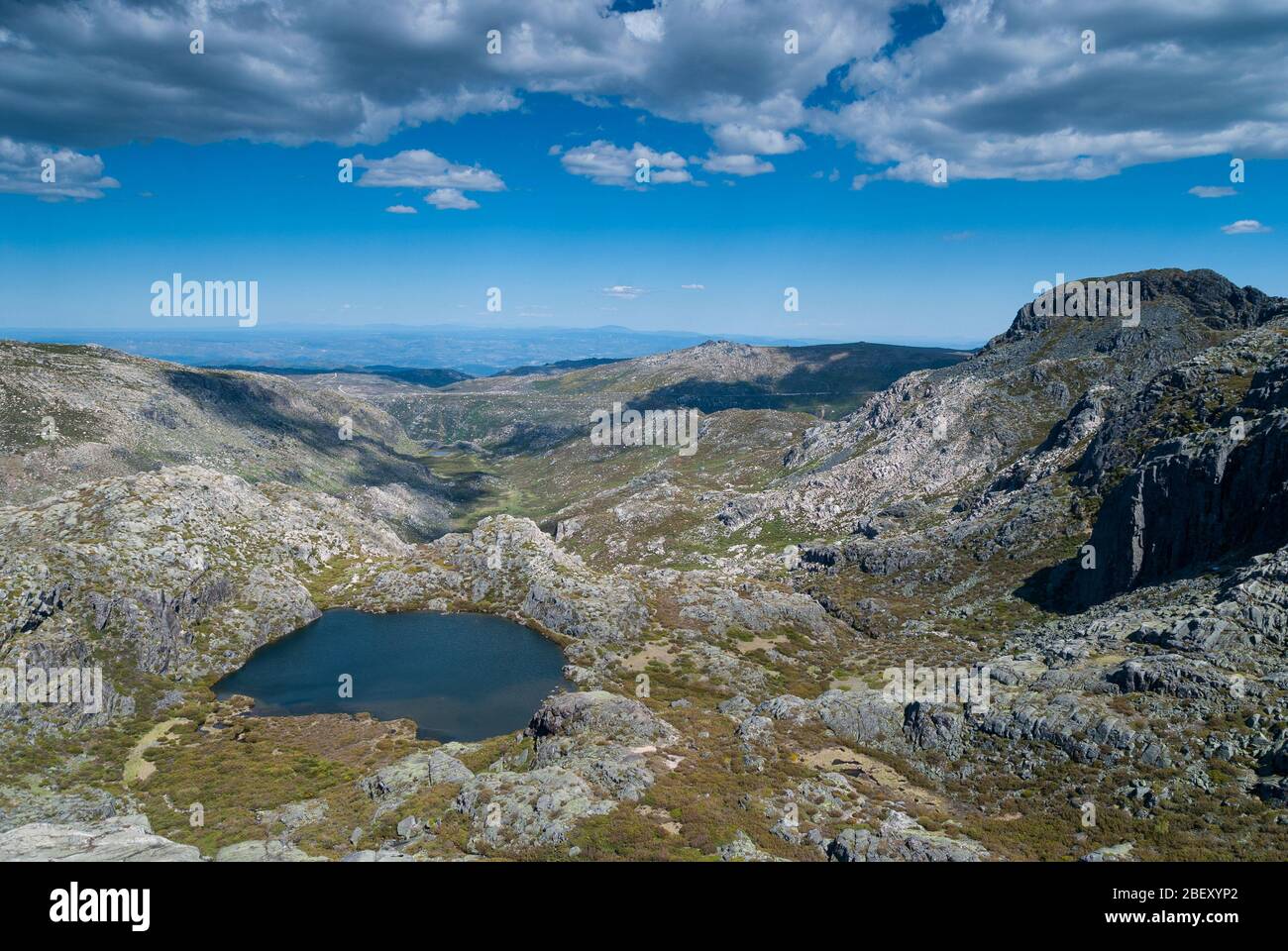 Landscape at Estrela Mountain Natural Park, Portugal Stock Photo - Alamy