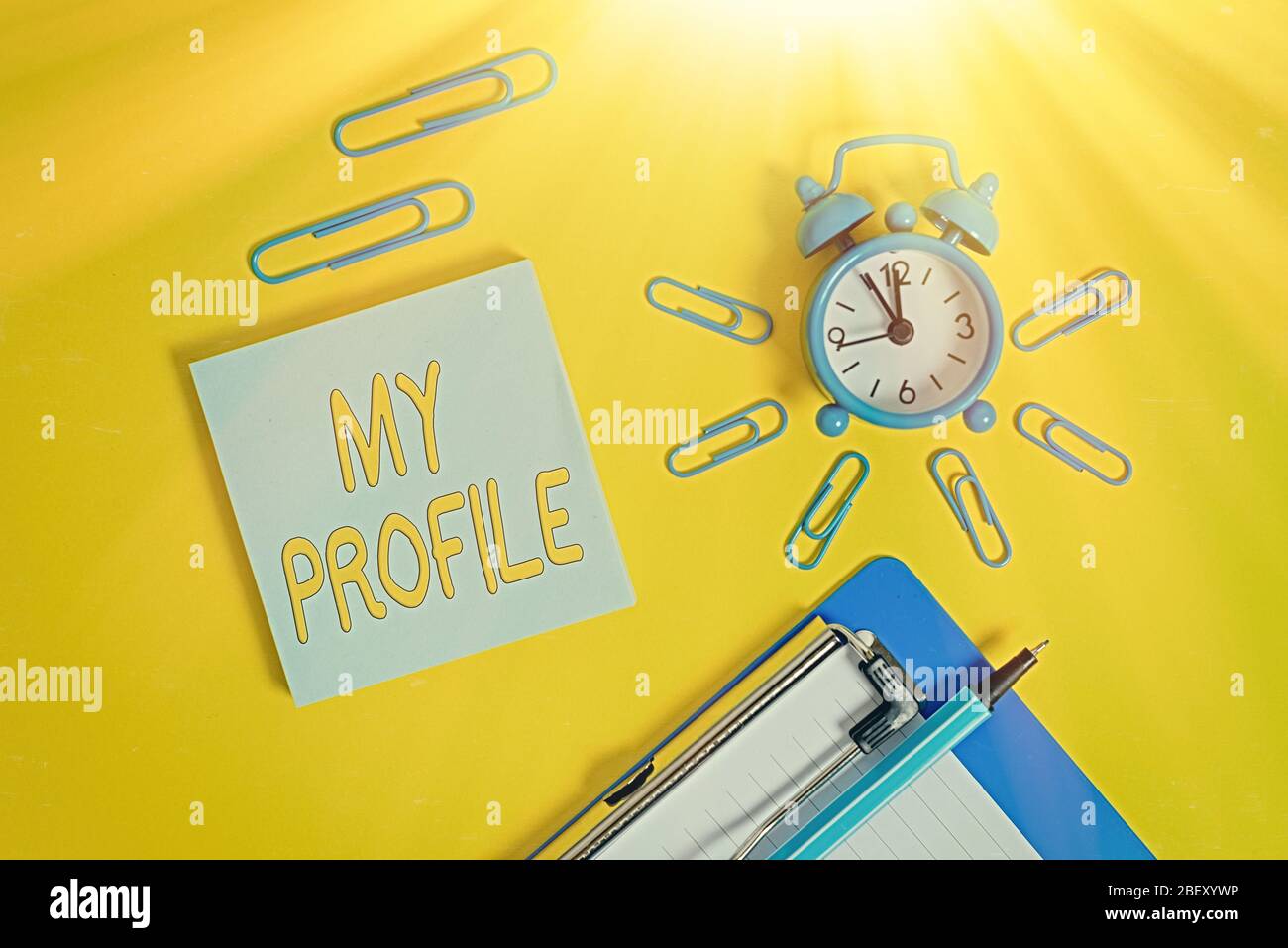 Handwriting text writing My Profile. Conceptual photo record of your ...