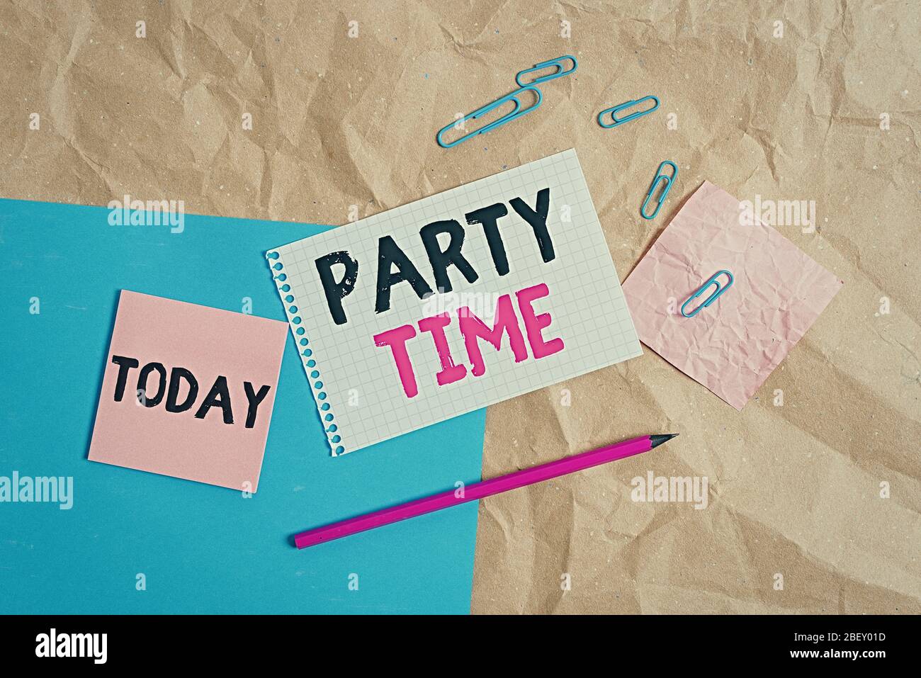 Conceptual hand writing showing Party Time. Concept meaning the right ...