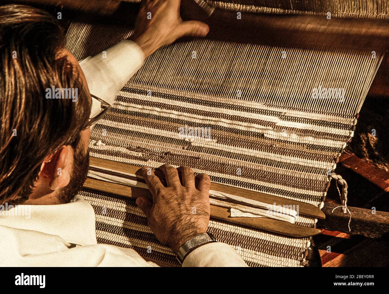 Italy Calabria - San Giovanni In Fiore - Traditional weaving with ...