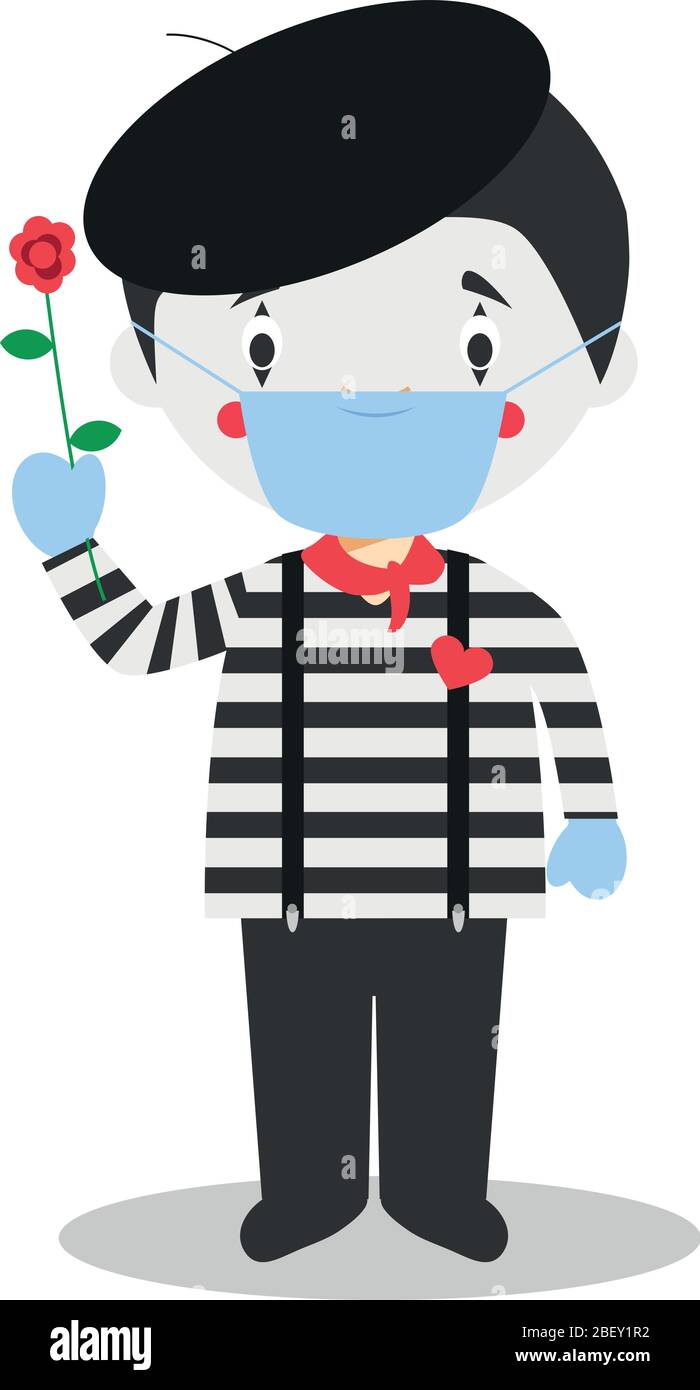 Actor mime comedian mask Stock Vector Images - Alamy