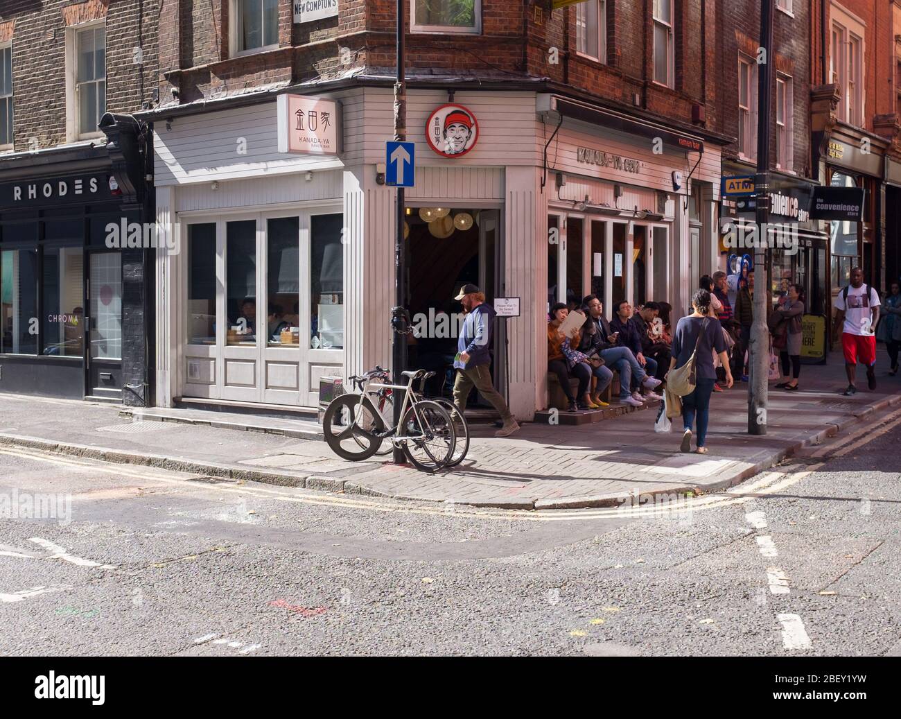 Kanada Ya famous ramen restaurant, St Giles Street,London.Specialists ...