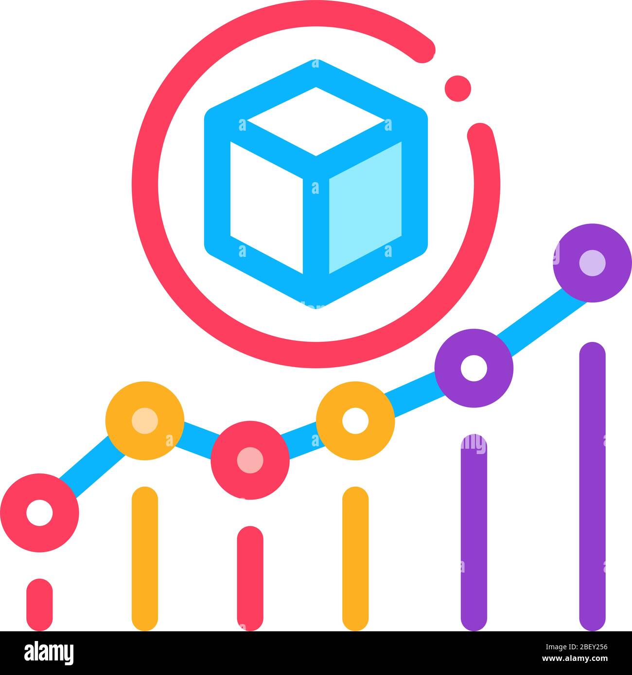 parcel pick-up points icon vector outline illustration Stock Vector ...