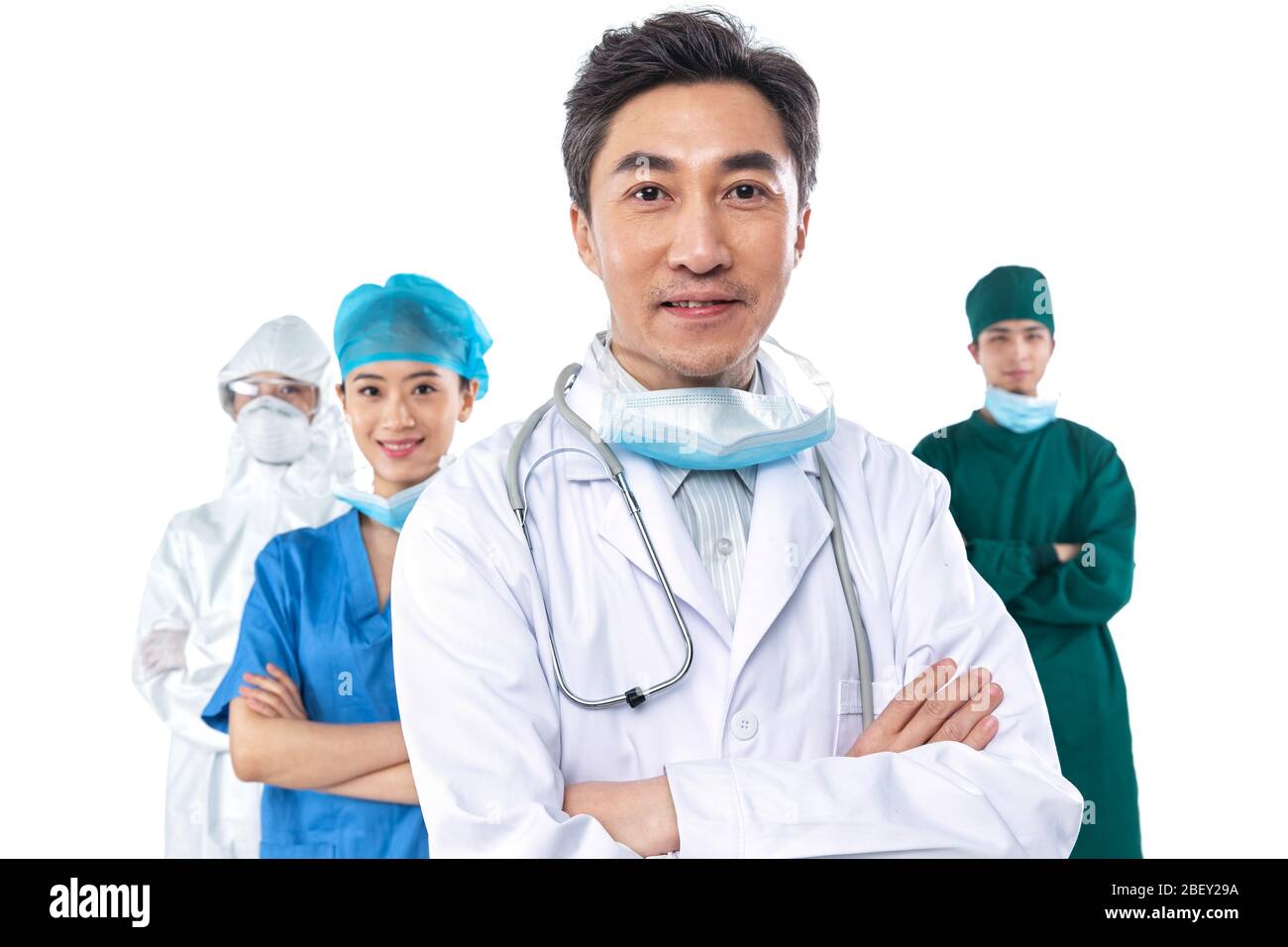 Medical workers team image Stock Photo - Alamy