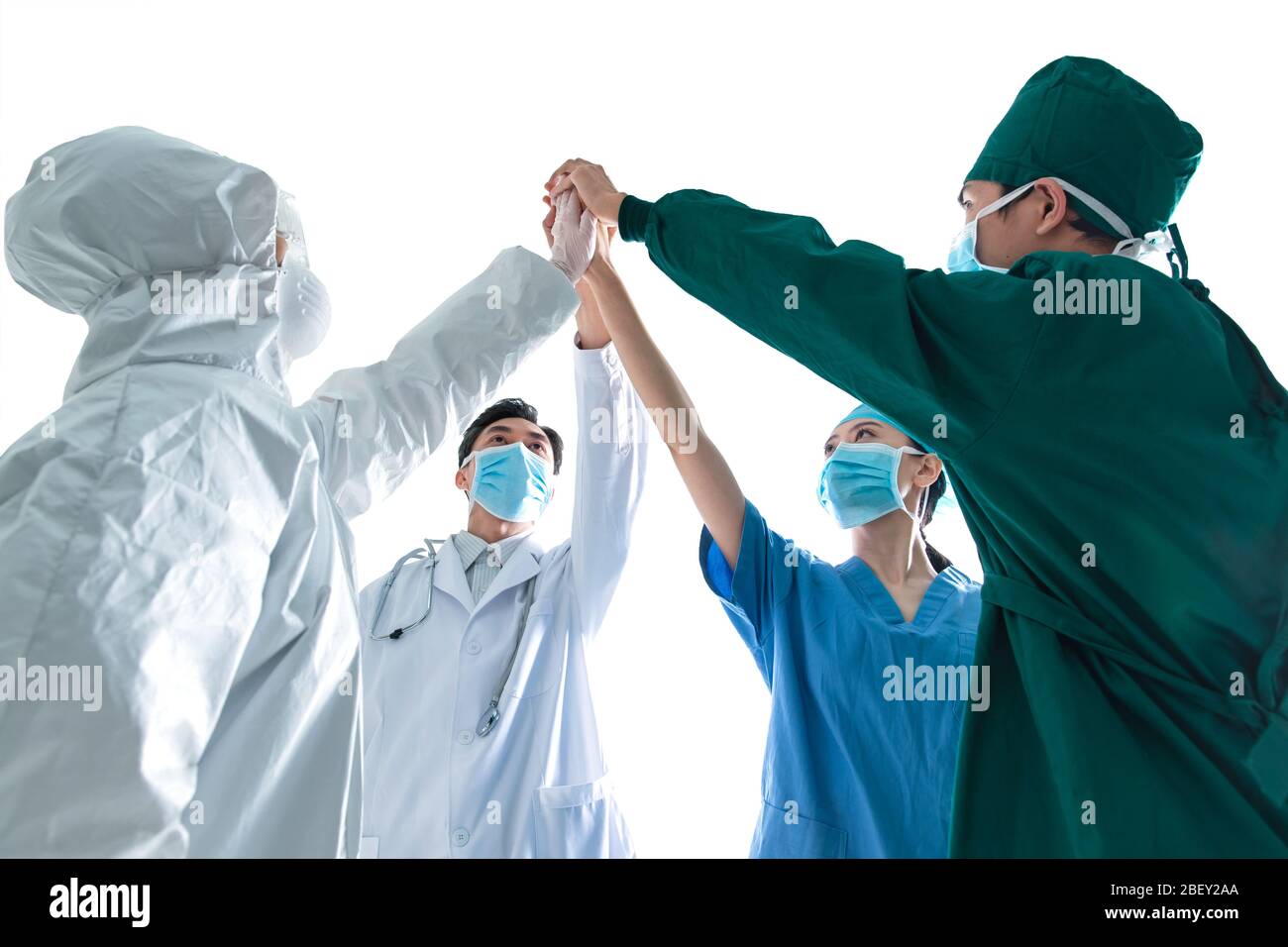 Medical workers team image Stock Photo - Alamy