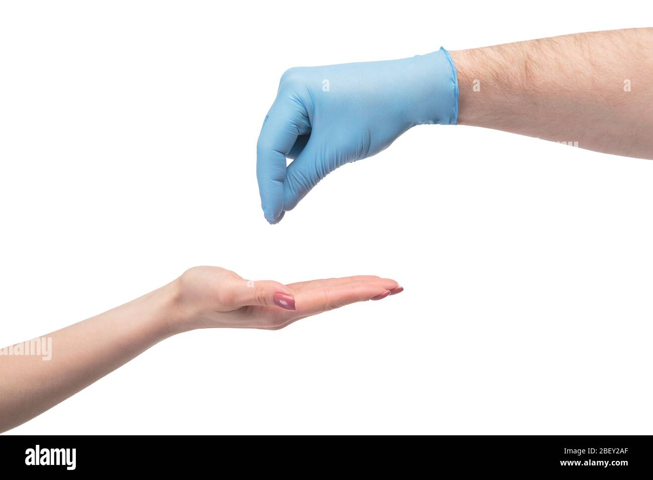 Pharmaceutical gloves Cut Out Stock Images & Pictures - Alamy