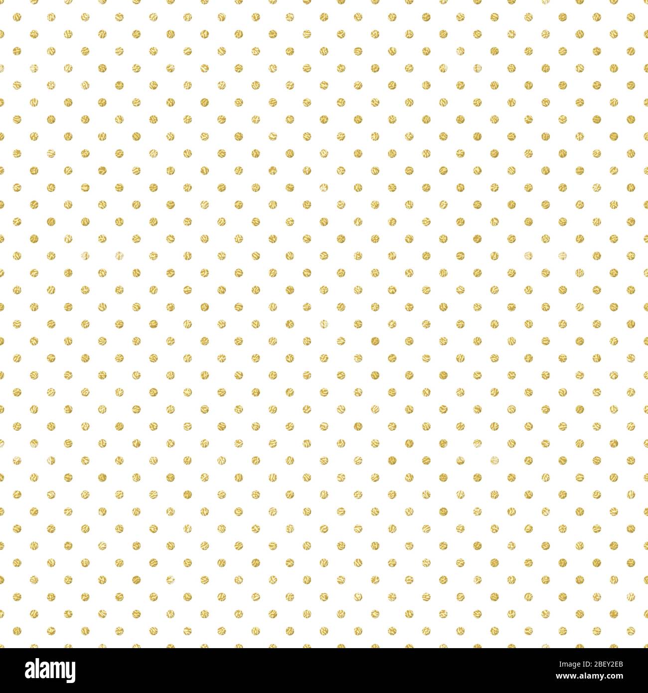 Seamless gold Polka dot pattern. Just drop to swatches and enjoy EPS 10 ...