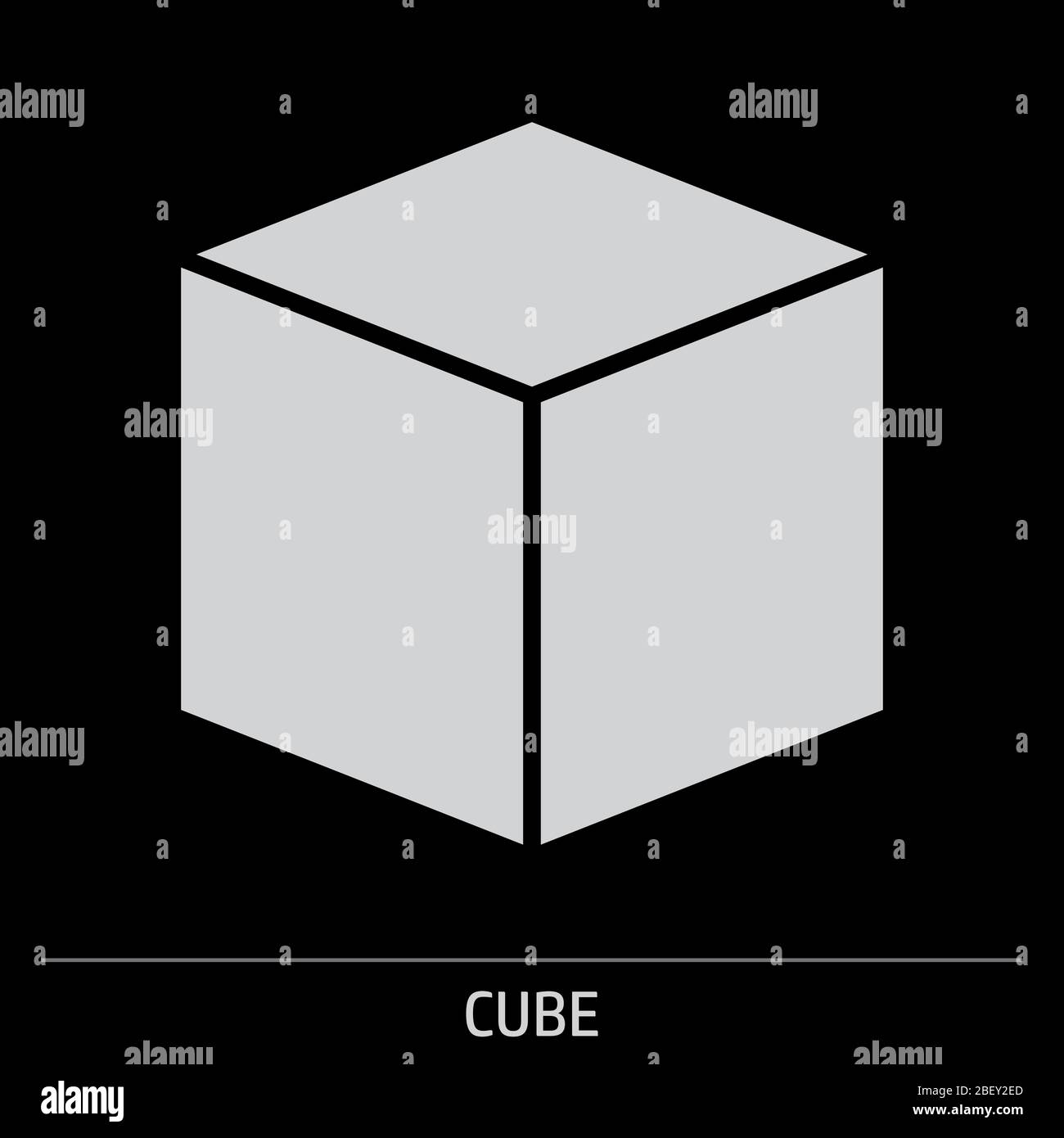 Cube icon illustration Stock Vector Image & Art - Alamy