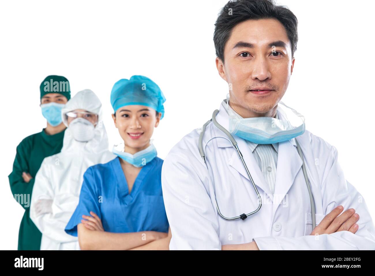 Medical workers team image Stock Photo - Alamy
