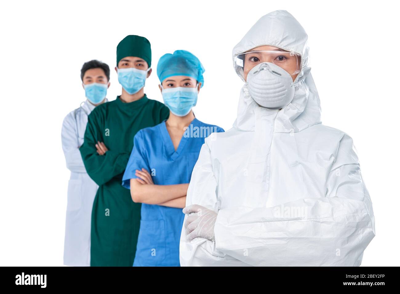 Medical workers wore masks Stock Photo - Alamy