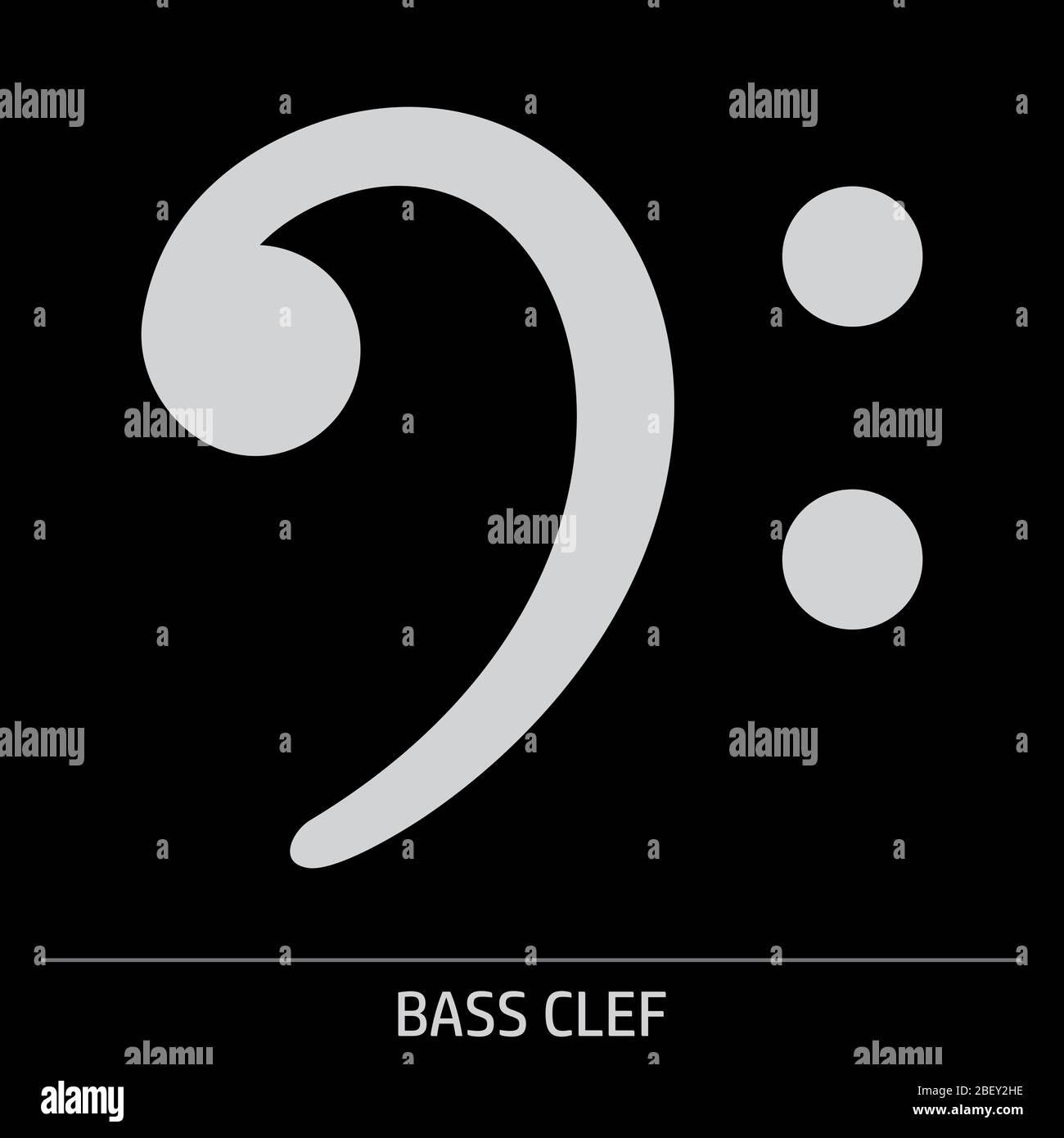 Bass clef hi-res stock photography and images - Alamy
