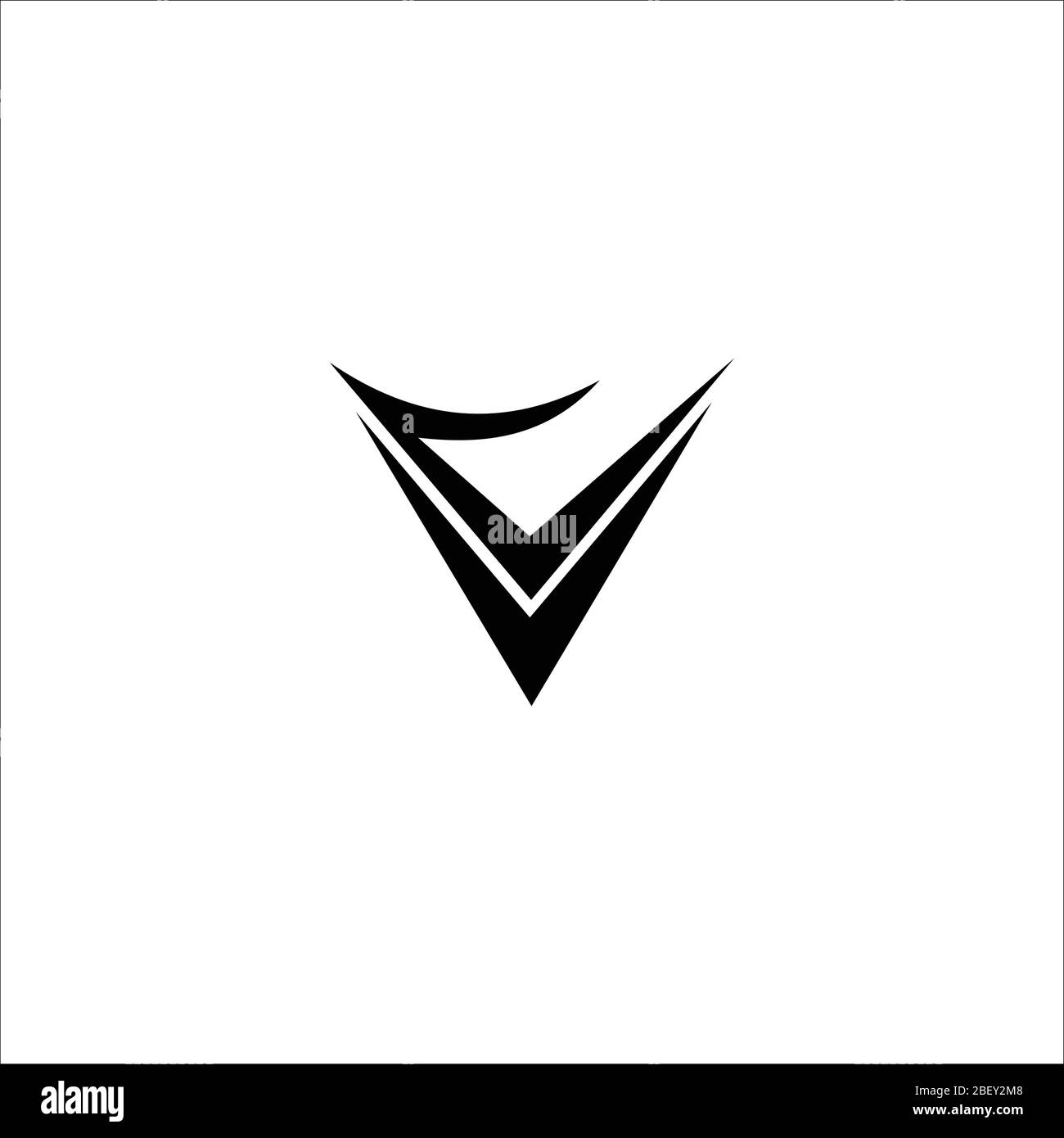 Initial letter v logo vector design template Stock Vector Image & Art ...