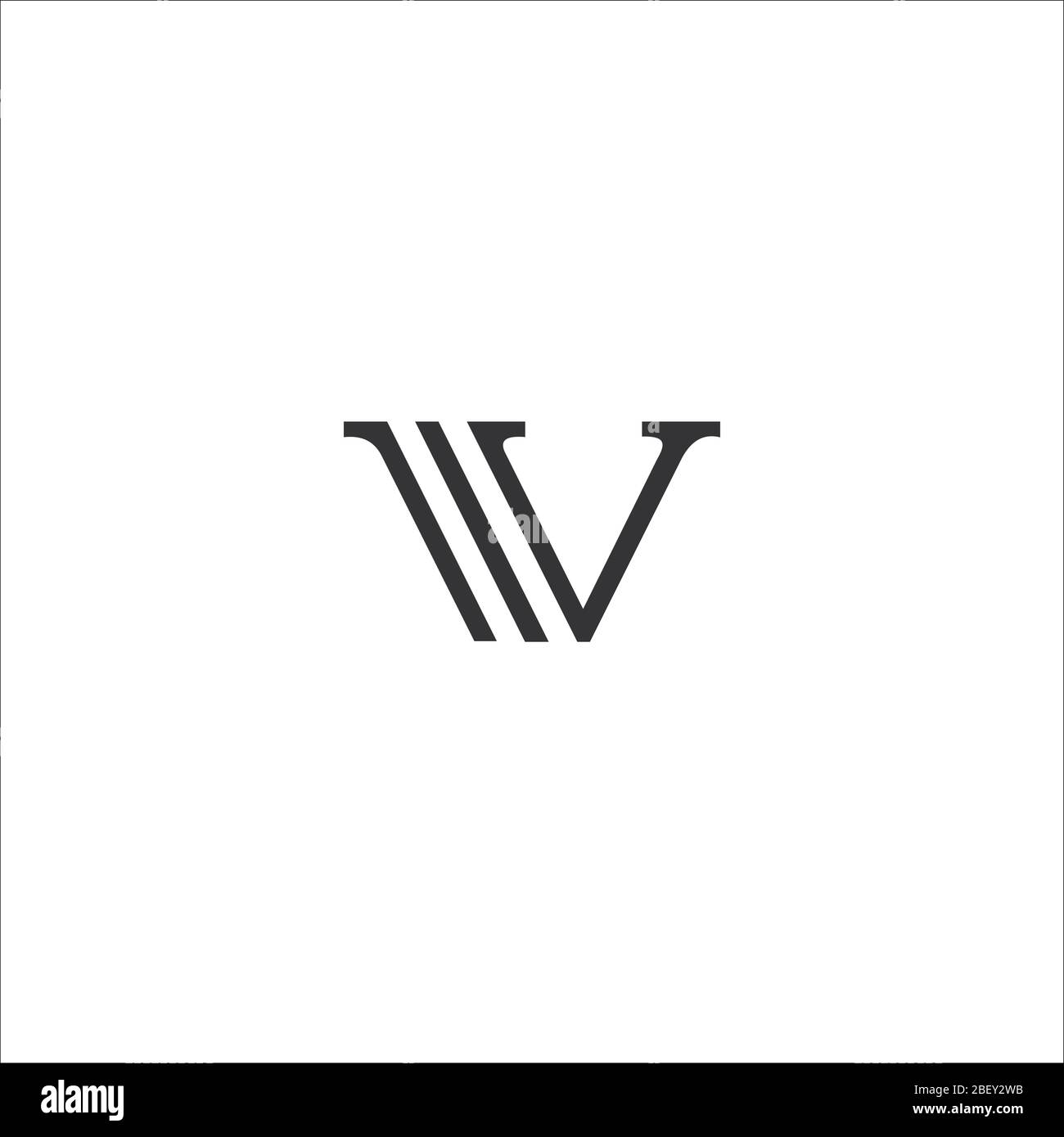 Initial letter v logo vector design template Stock Vector Image & Art ...