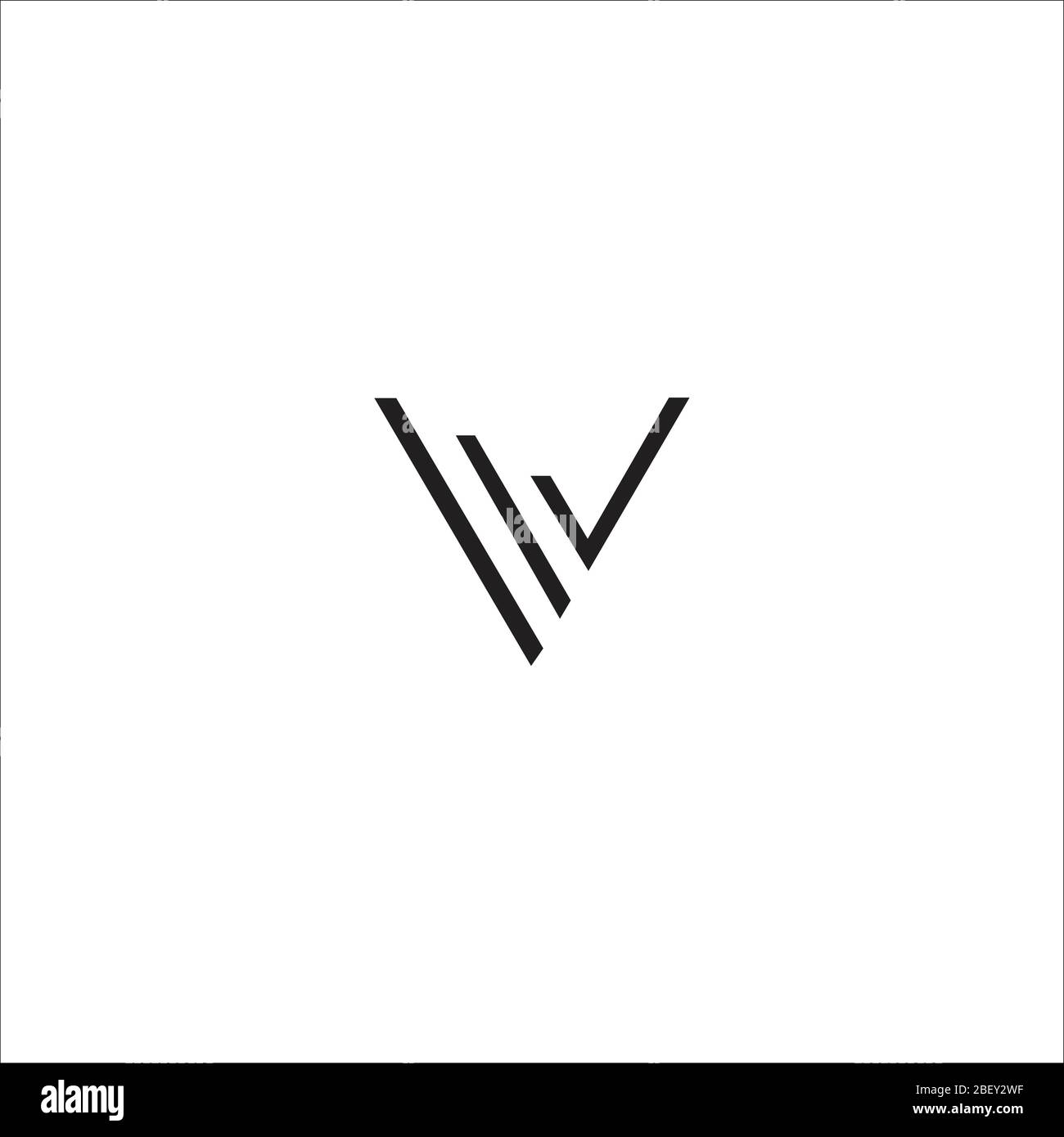 Initial letter v logo vector design template Stock Vector Image & Art ...