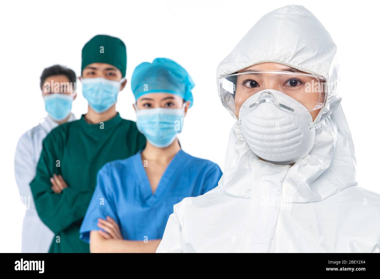 Medical workers wore masks Stock Photo - Alamy