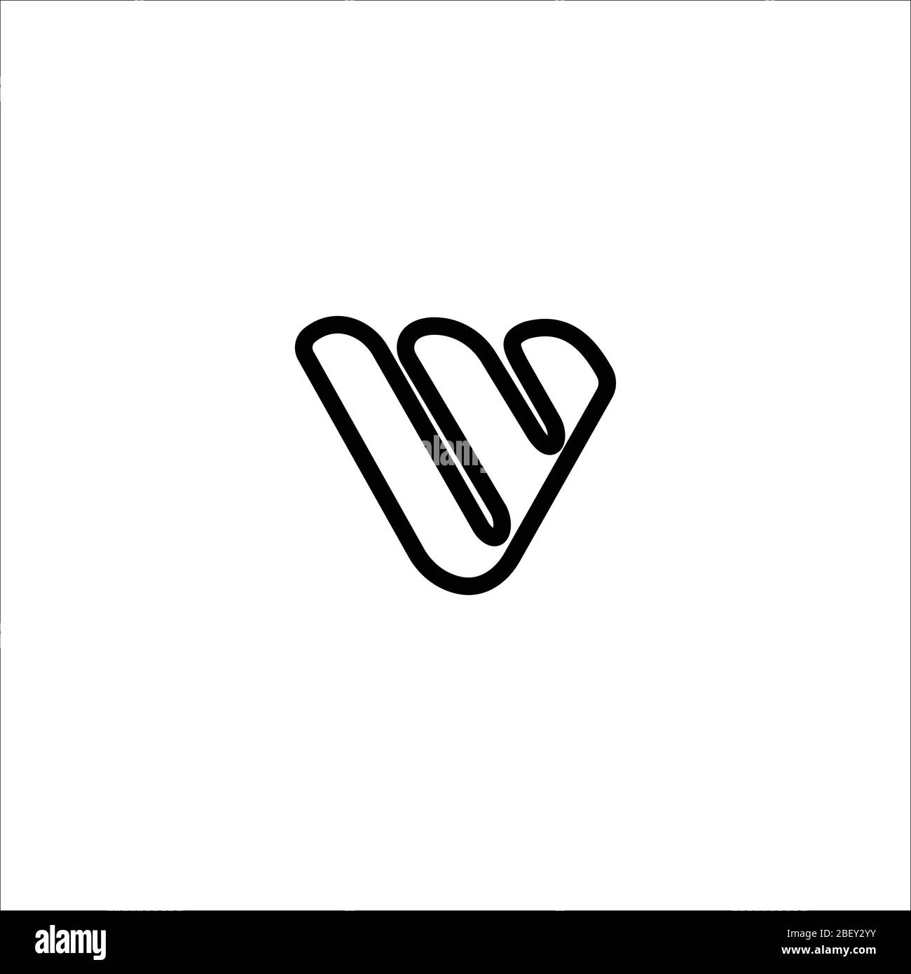 Initial letter v logo vector design template Stock Vector Image & Art ...
