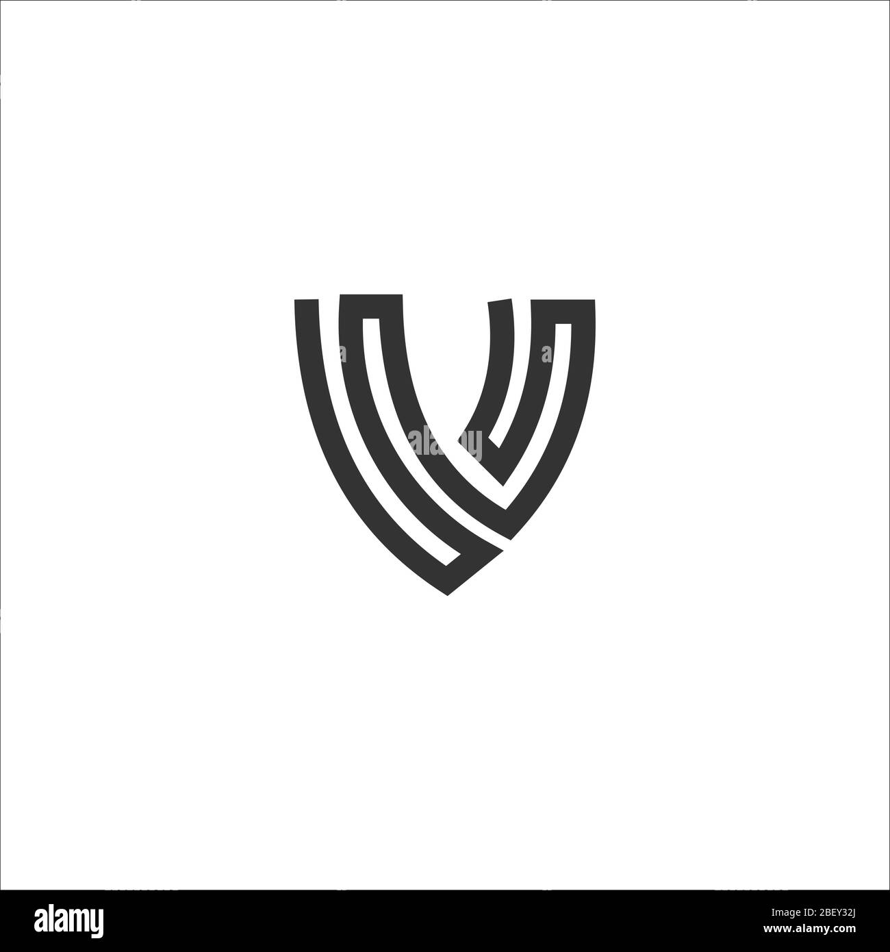 Initial letter v logo vector design template Stock Vector Image & Art ...