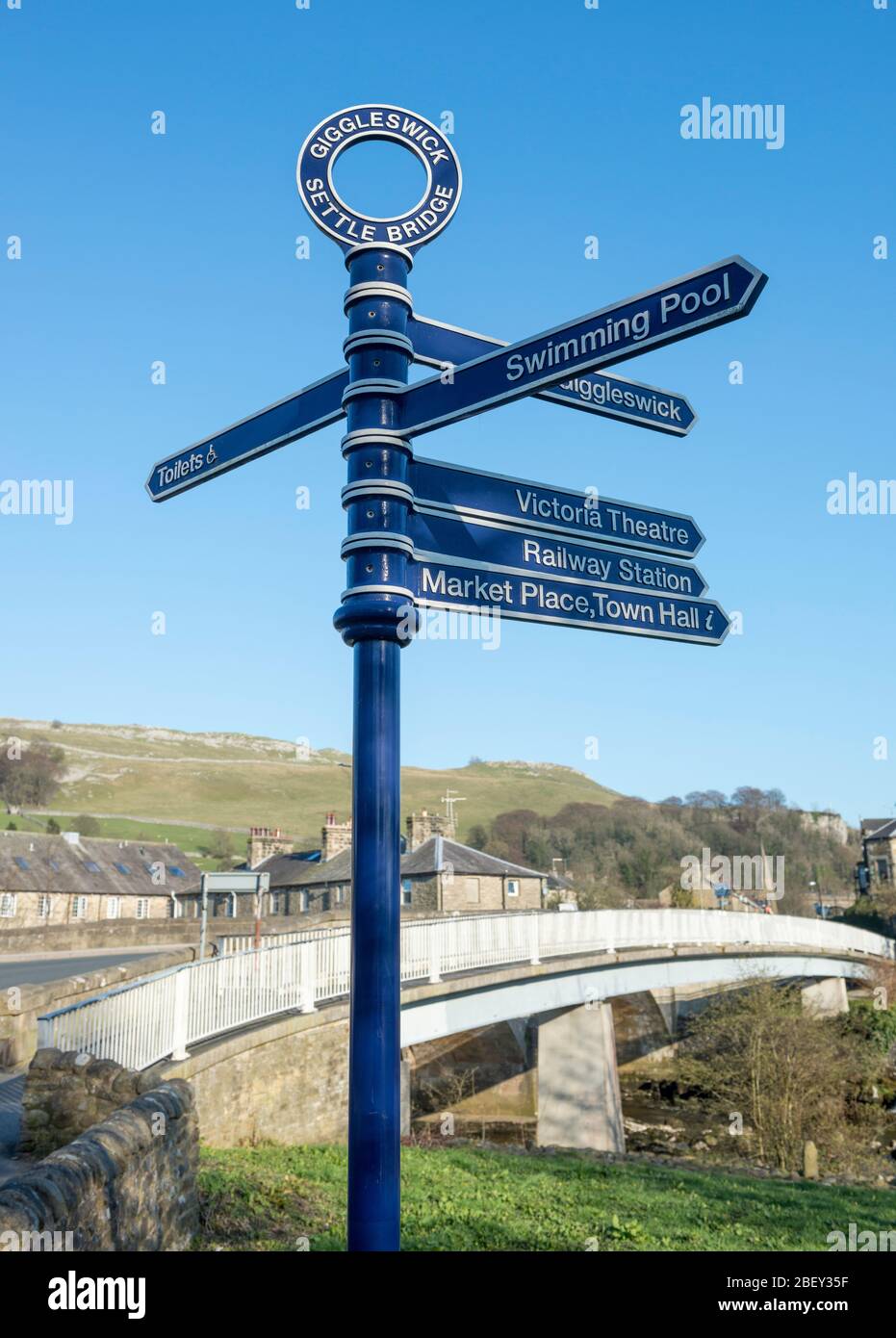 Giggleswick sign hi-res stock photography and images - Alamy
