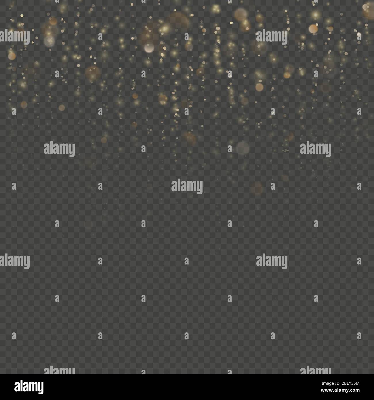 Gold magical light shining particles Stock Vector Images - Alamy