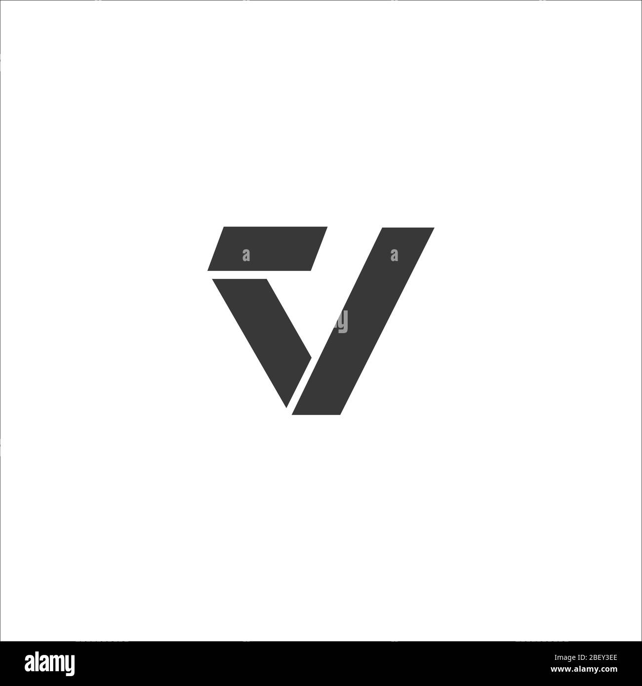 Initial letter v logo vector design template Stock Vector Image & Art ...