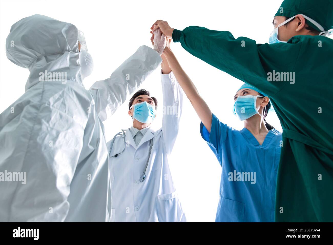 Medical workers team Stock Photo - Alamy