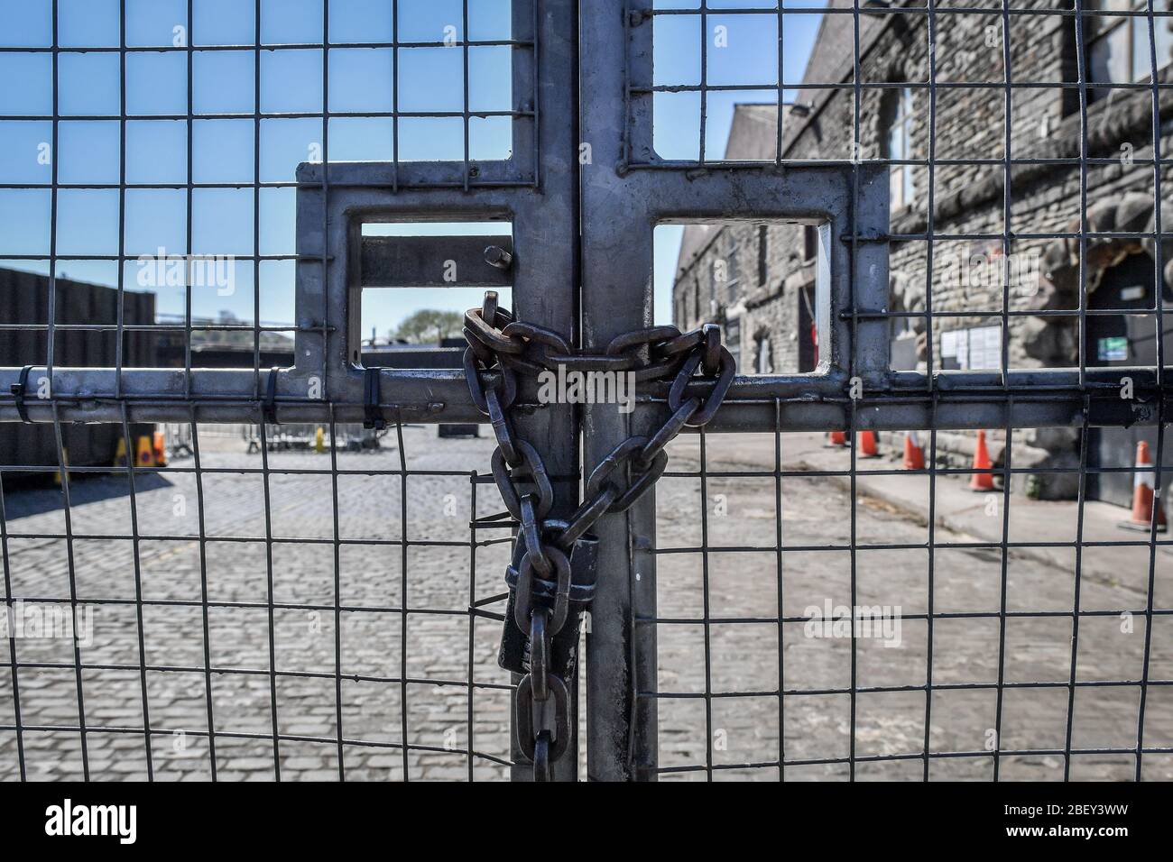 NOTE: IMAGE 5 OF A SET OF 35 IMAGES FEATURING LOCKED GATES OF ...