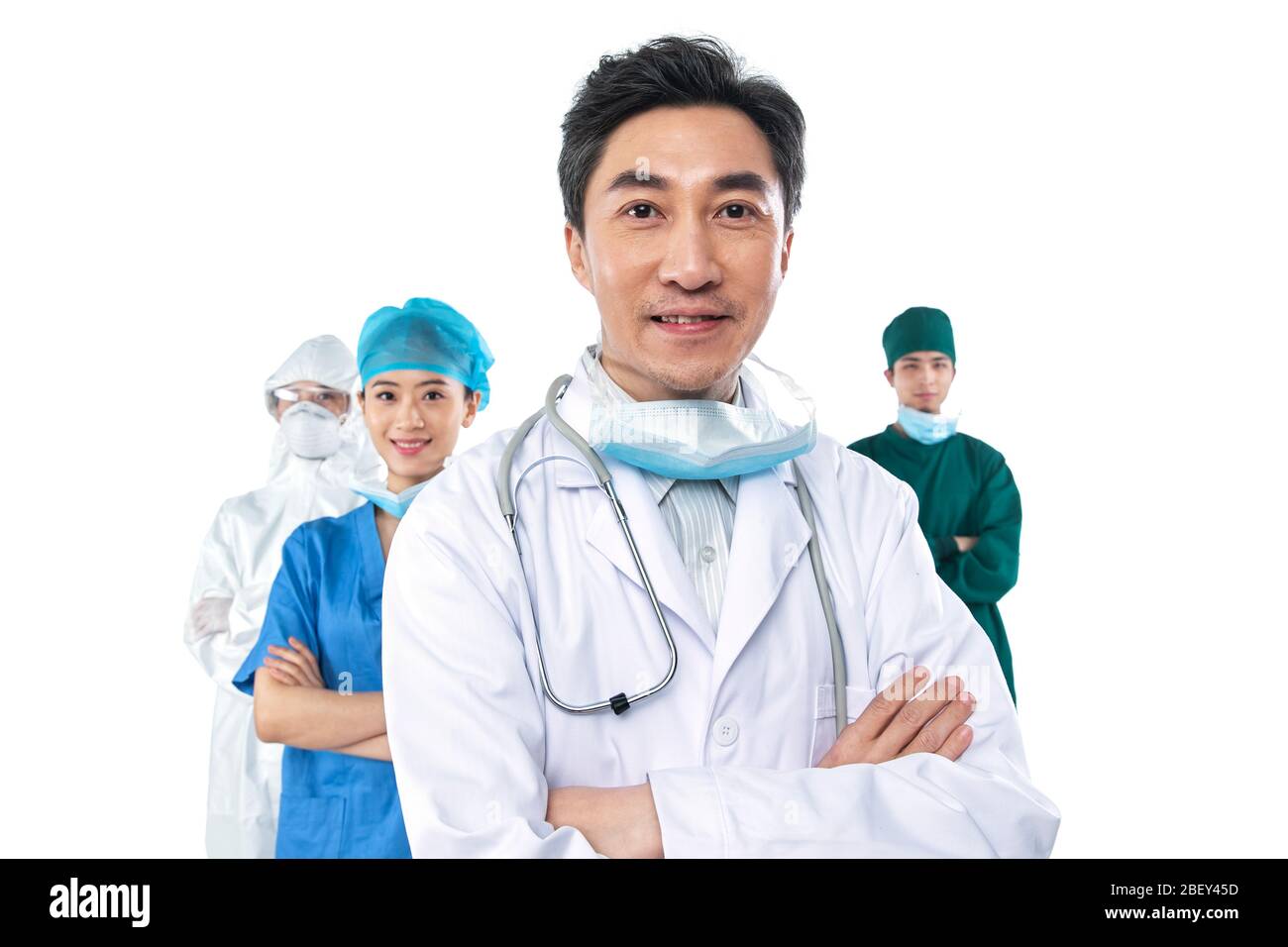 Medical workers team image Stock Photo - Alamy