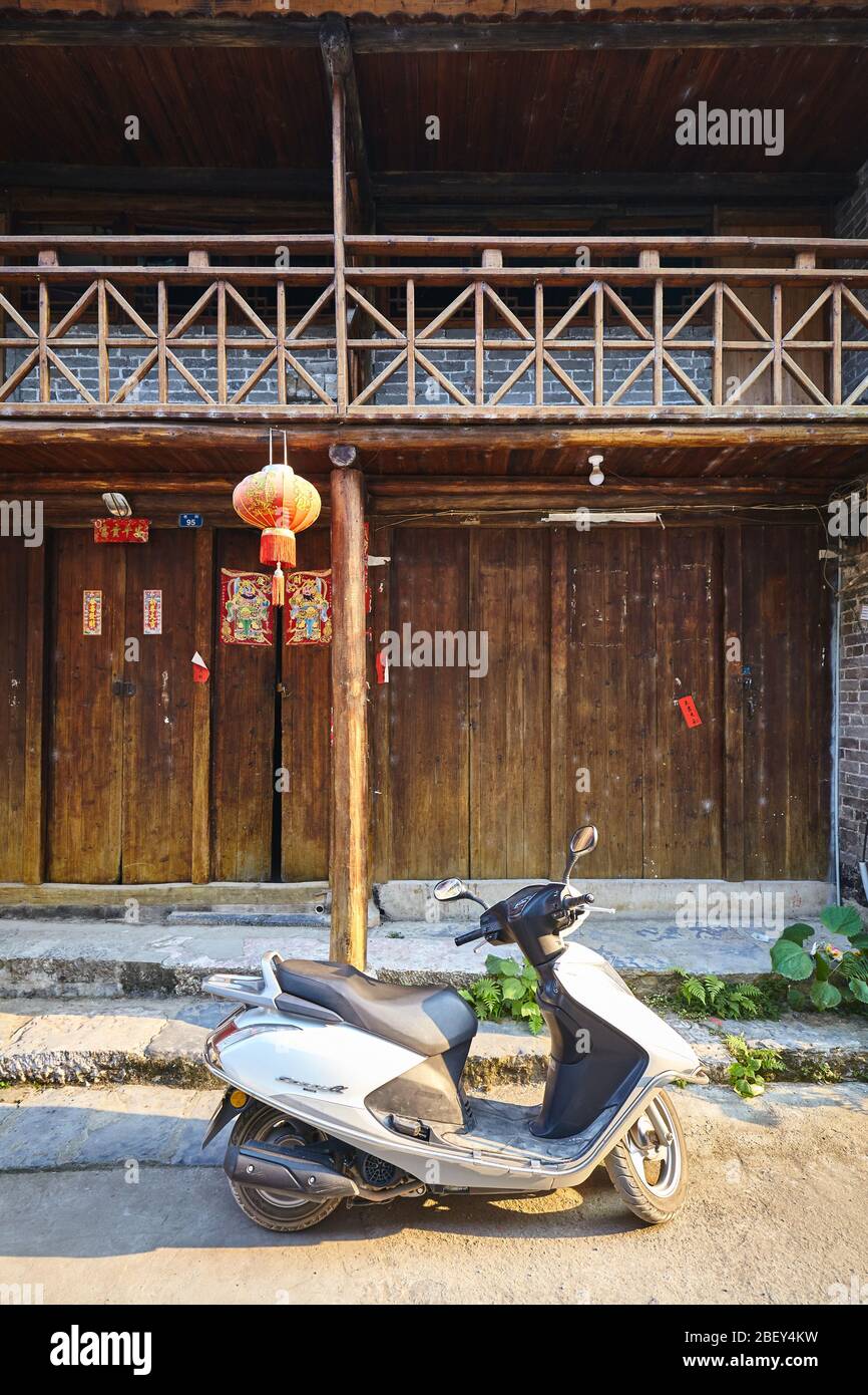 China scooter hi-res stock photography and images - Alamy